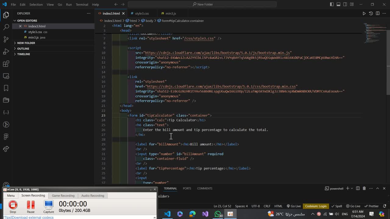 Rahma Mosaad on LinkedIn: Simple Task with Html,Css , bootstrap , Java ... Rahma Mosaad on LinkedIn: Simple Task with Html,Css , bootstrap , Java ...