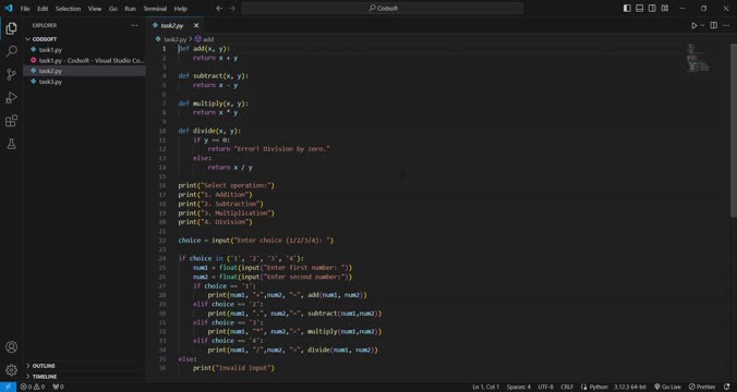 Aditya Arora on LinkedIn: #pythonprogramming #codsoft #internship Aditya Arora on LinkedIn: #pythonprogramming #codsoft #internship