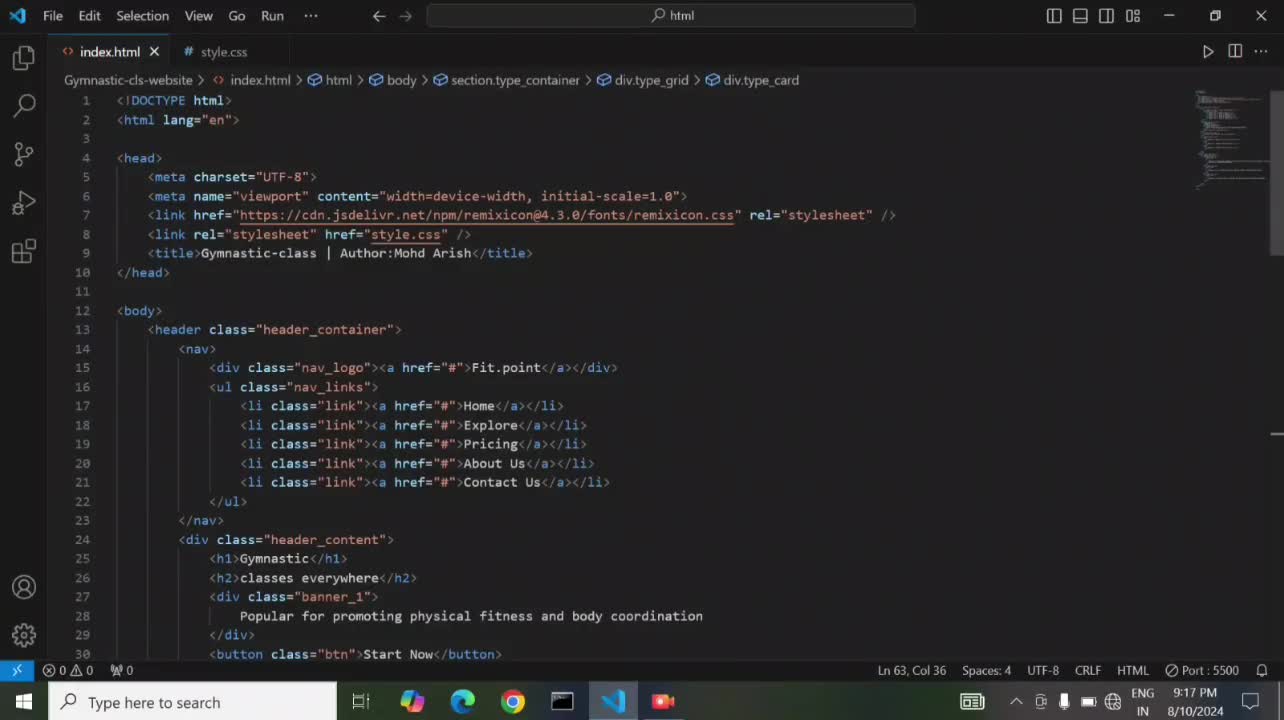 Mohd Arish on LinkedIn: #html #css #codsoft #css #webdevelopment #task Mohd Arish on LinkedIn: #html #css #codsoft #css #webdevelopment #task