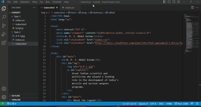 Kanishka Verma on LinkedIn: #codsoft #task2 #webdeveloper #intern2023 Kanishka Verma on LinkedIn: #codsoft #task2 #webdeveloper #intern2023