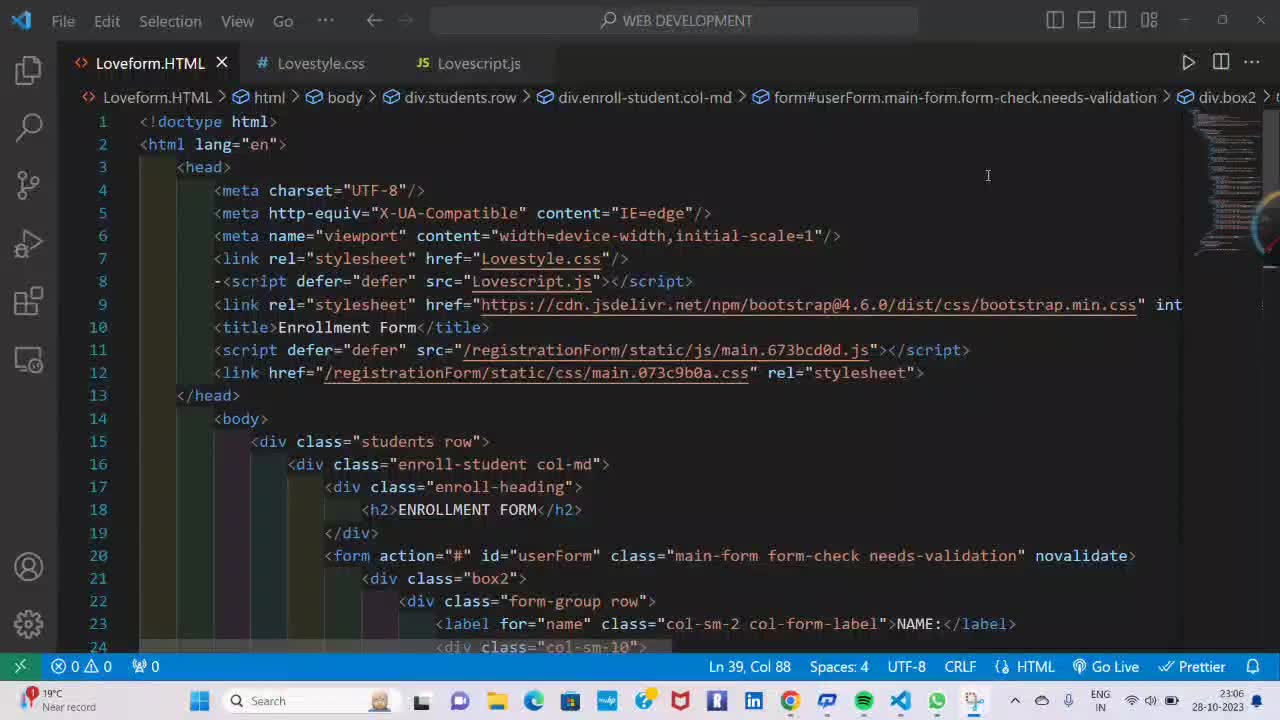 LOVE SACHDEVA on LinkedIn: #task2 #html #css #javascript #internship # ... LOVE SACHDEVA on LinkedIn: #task2 #html #css #javascript #internship # ...