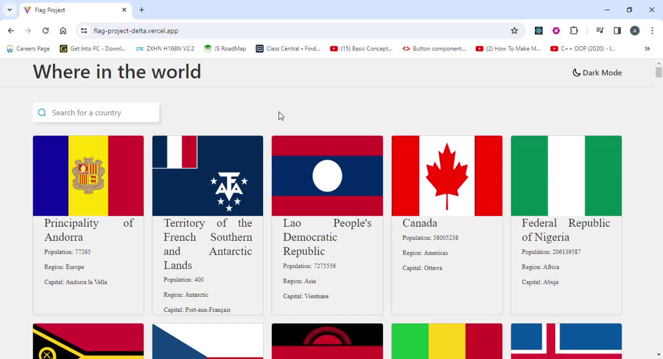 Abuzar Yaseen on LinkedIn: #flagproject #react #api #webdevelopment # ... Abuzar Yaseen on LinkedIn: #flagproject #react #api #webdevelopment # ...