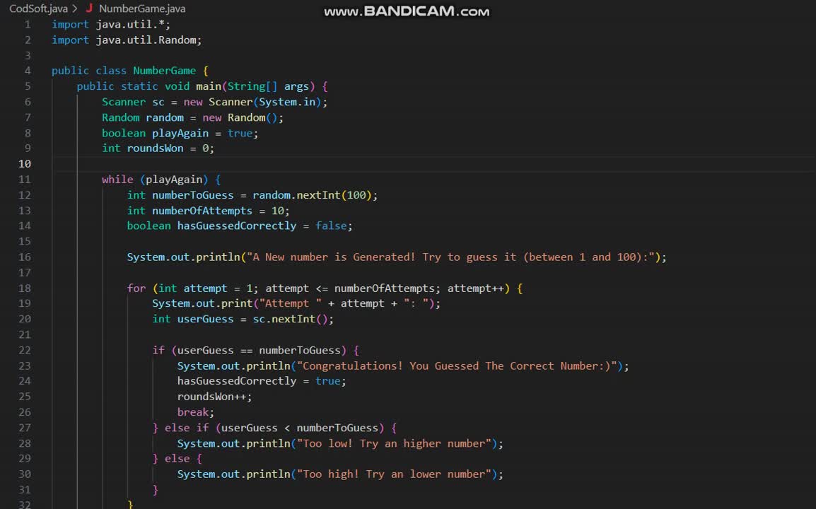 Manali Khairnar on LinkedIn: #javaprogamming #codsoft #coding # ... Manali Khairnar on LinkedIn: #javaprogamming #codsoft #coding # ...