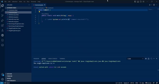 Harshwardhan Lahane on LinkedIn: #internship #javaprogramming Harshwardhan Lahane on LinkedIn: #internship #javaprogramming