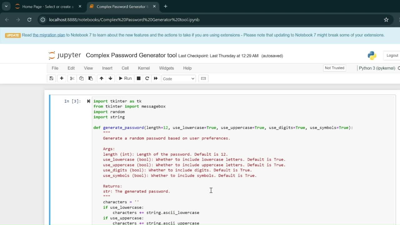 Ann Abraham on LinkedIn: #pythonprogramminglanguage #password #internship Ann Abraham on LinkedIn: #pythonprogramminglanguage #password #internship