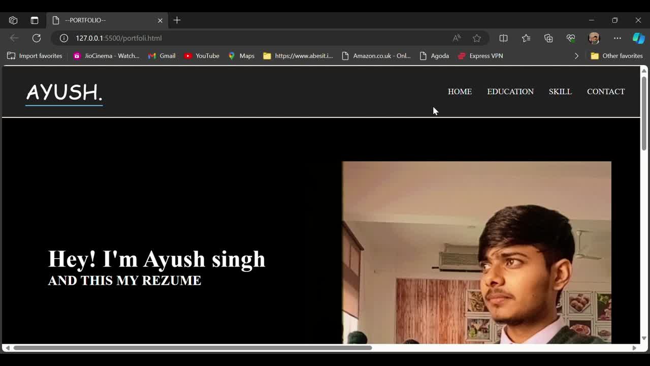 Ayush singh on LinkedIn: #codesoftinternship #portfolio Ayush singh on LinkedIn: #codesoftinternship #portfolio