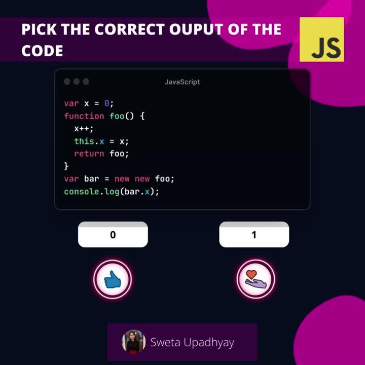 Sweta Upadhyay on LinkedIn: #javascript #coders #javascript # ... Sweta Upadhyay on LinkedIn: #javascript #coders #javascript # ...