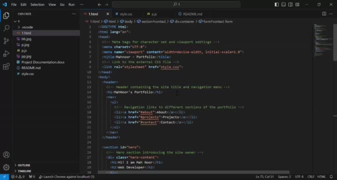 Mah Noor on LinkedIn: #webdevelopment #portfoliowebsite #html #css # ... Mah Noor on LinkedIn: #webdevelopment #portfoliowebsite #html #css # ...