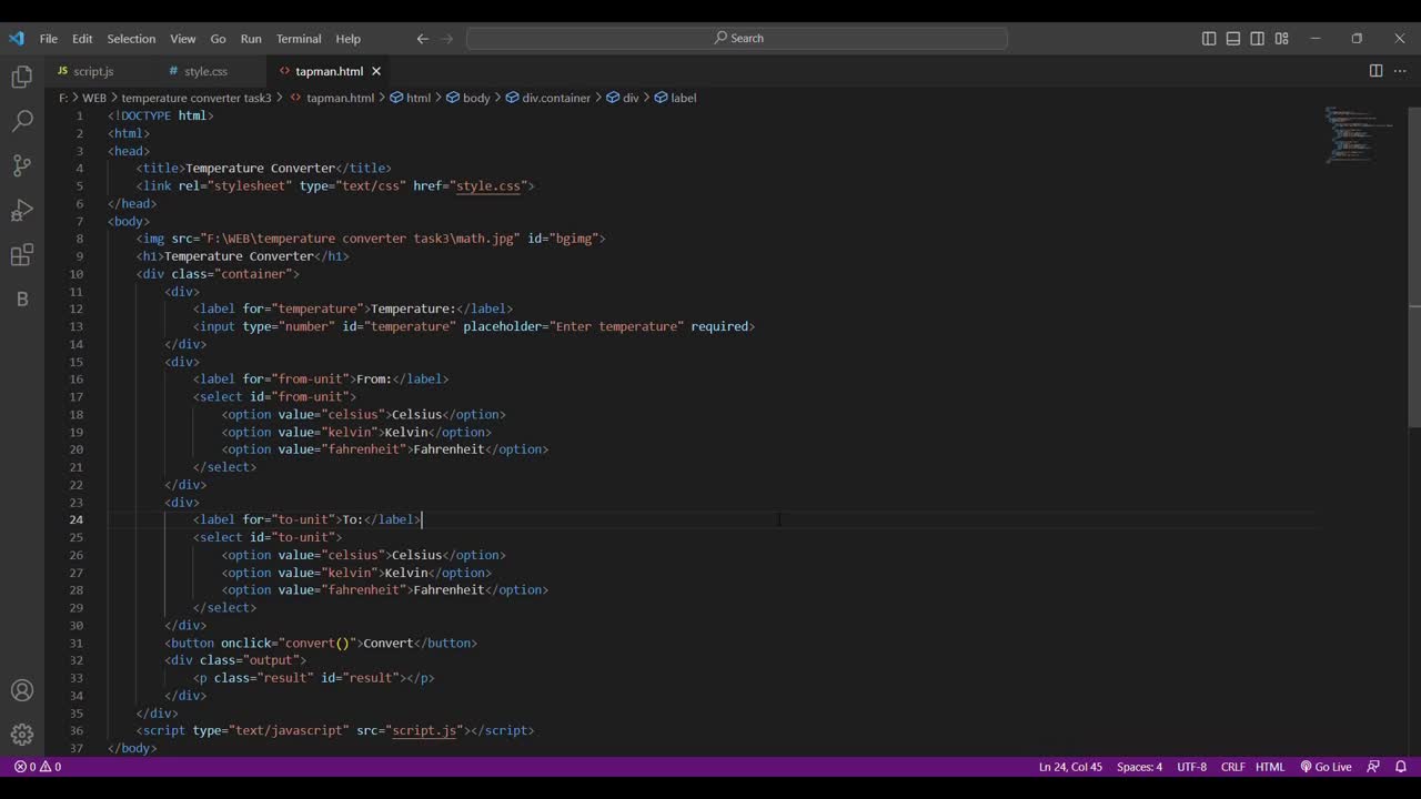 Deepak Jangra on LinkedIn: #html #css #javascript #oasisinfobyte Deepak Jangra on LinkedIn: #html #css #javascript #oasisinfobyte