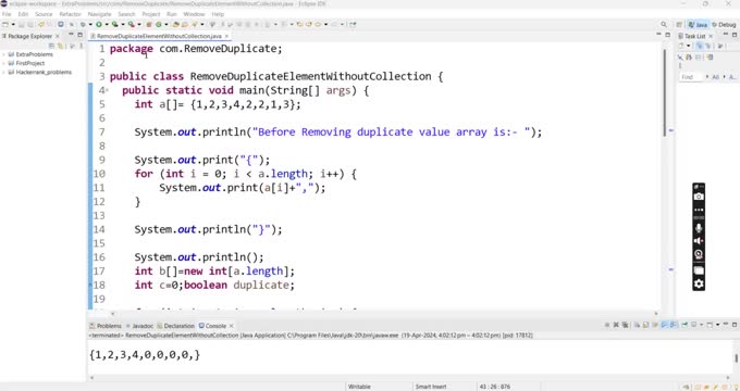 Shivam Limbhare on LinkedIn: #codingchallenge #arraymanipulation # ... Shivam Limbhare on LinkedIn: #codingchallenge #arraymanipulation # ...