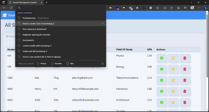 My first CRUD application in Django and SQLite. | Mohammad Tabikh ... My first CRUD application in Django and SQLite. | Mohammad Tabikh ...