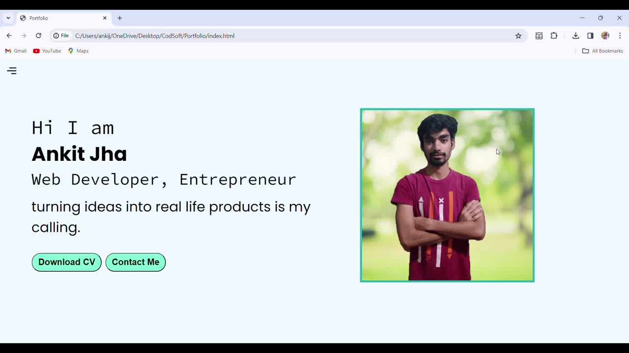 Ankit Jha on LinkedIn: #webdevelopment #codsoft #internship Ankit Jha on LinkedIn: #webdevelopment #codsoft #internship