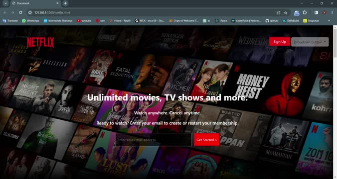 Yashika . on LinkedIn: #webdevelopment #html #css #netflixclone # ... Yashika . on LinkedIn: #webdevelopment #html #css #netflixclone # ...