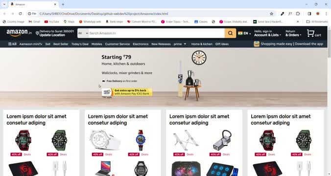 Shrey Shingala on LinkedIn: Presenting my HTML and CSS-based Amazon ... Shrey Shingala on LinkedIn: Presenting my HTML and CSS-based Amazon ...