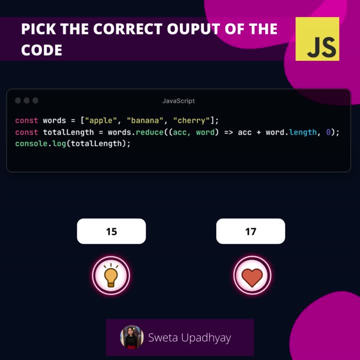 Sweta Upadhyay on LinkedIn: #javascript #coders #javascript # ... Sweta Upadhyay on LinkedIn: #javascript #coders #javascript # ...