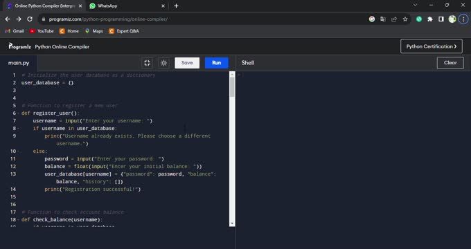AMIT KUMAR on LinkedIn: #octanetinternship #octanet #atm #python AMIT KUMAR on LinkedIn: #octanetinternship #octanet #atm #python