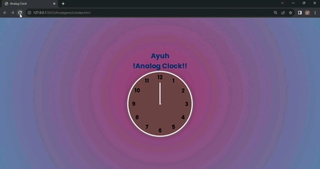 Ayush Sharma on LinkedIn: #html #css #javascript #analogclock Ayush Sharma on LinkedIn: #html #css #javascript #analogclock