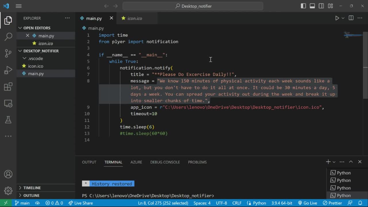 Prashant Kumar Gupta on LinkedIn: #syncinterns #pythonprogramming # ... Prashant Kumar Gupta on LinkedIn: #syncinterns #pythonprogramming # ...
