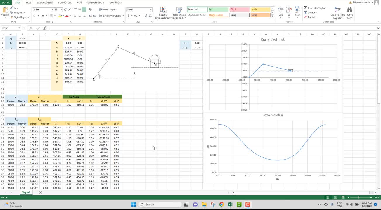 Lezgin Kaya LinkedIn‘de: #mekanizma #excel Lezgin Kaya LinkedIn‘de: #mekanizma #excel