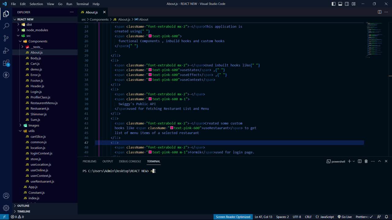 Prajval Sorate on LinkedIn: #react #reactjs #tailwindcss #reduxtoolkit ... Prajval Sorate on LinkedIn: #react #reactjs #tailwindcss #reduxtoolkit ...