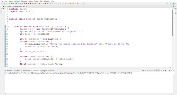 Yash Mirge on LinkedIn: #codsoft #internship #javaprogramming Yash Mirge on LinkedIn: #codsoft #internship #javaprogramming