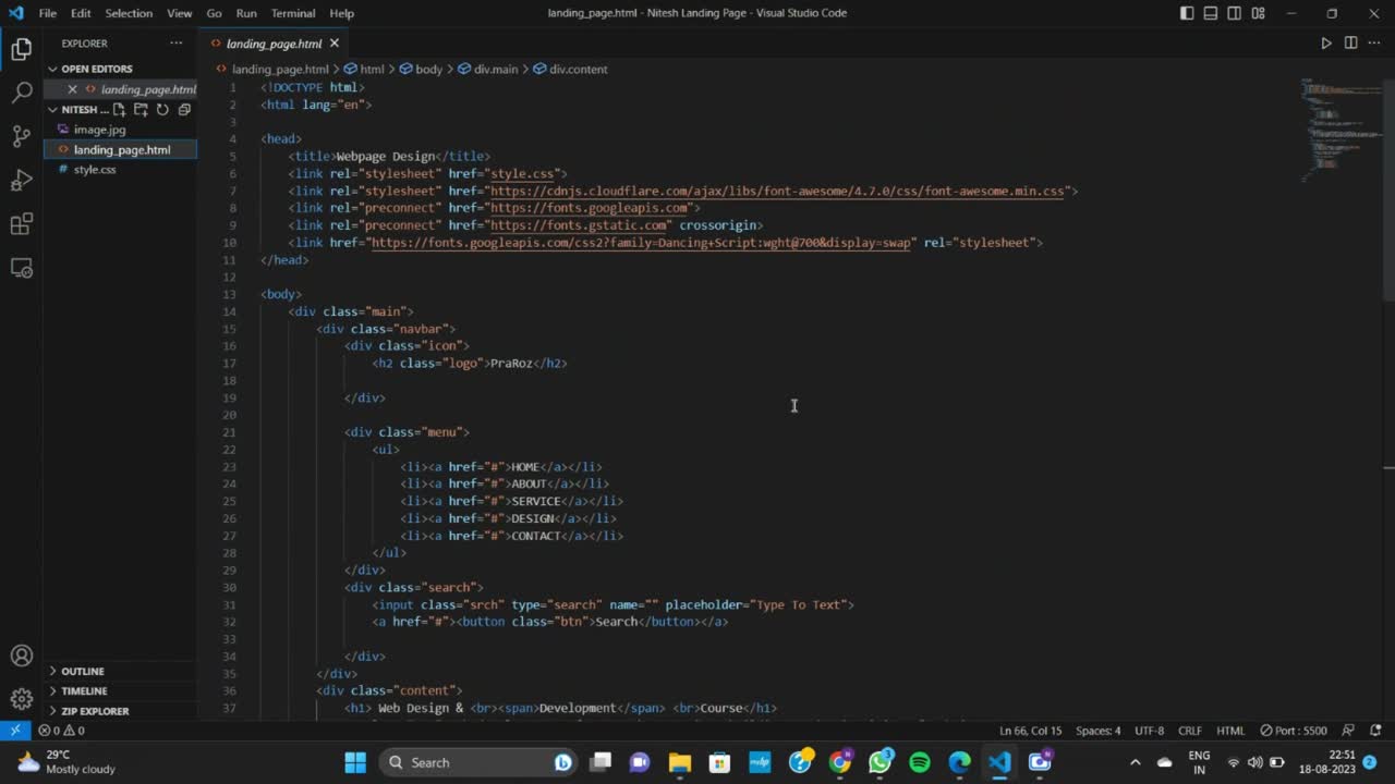 Nitesh Kumar on LinkedIn: #internship #task #webdevelopment #codsoft Nitesh Kumar on LinkedIn: #internship #task #webdevelopment #codsoft
