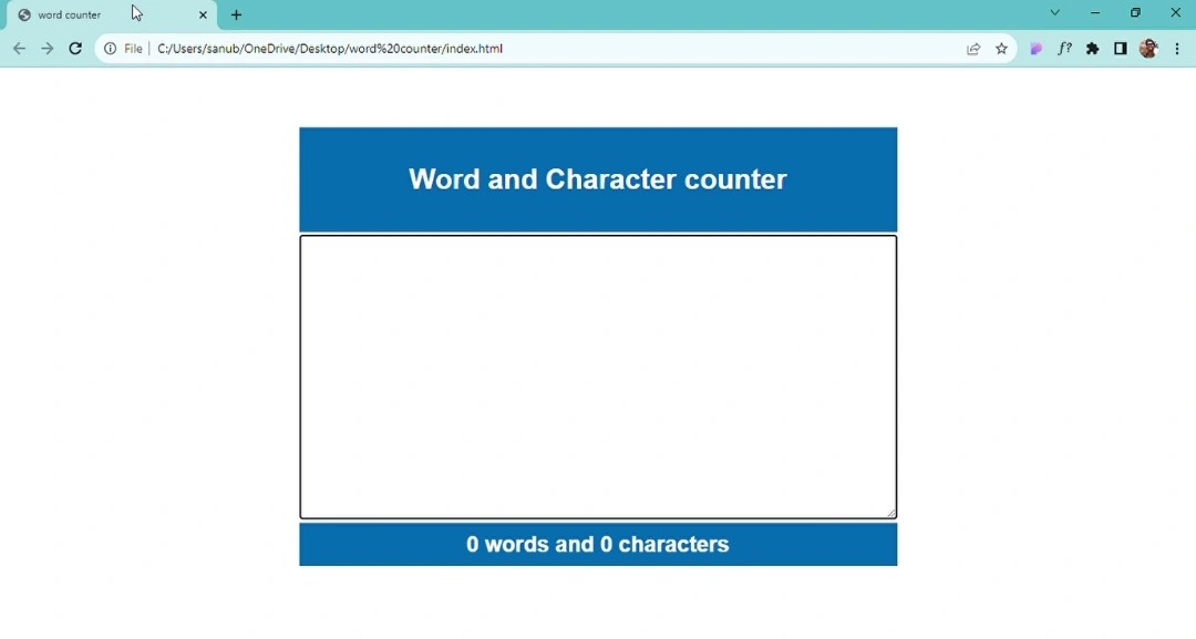 Dheeraj Prajapati on LinkedIn: #javascript #wordcounter Dheeraj Prajapati on LinkedIn: #javascript #wordcounter