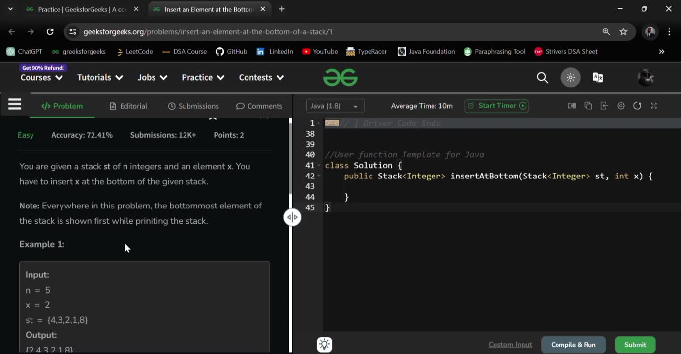 Rishikesh Gupta on LinkedIn: #greeksforgreeks #dsa #java #mentorship # ... Rishikesh Gupta on LinkedIn: #greeksforgreeks #dsa #java #mentorship # ...