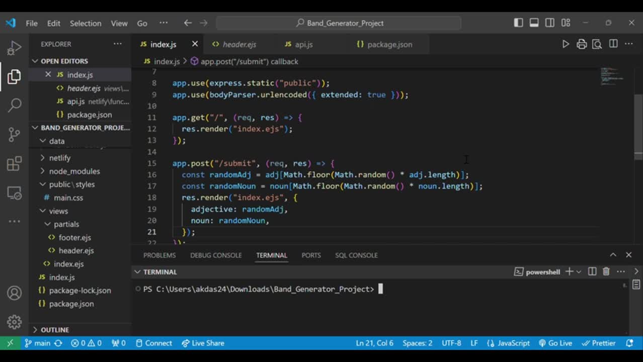 Akdas Sayyad on LinkedIn: #ejs #javascript #webdevelopment # ... Akdas Sayyad on LinkedIn: #ejs #javascript #webdevelopment # ...