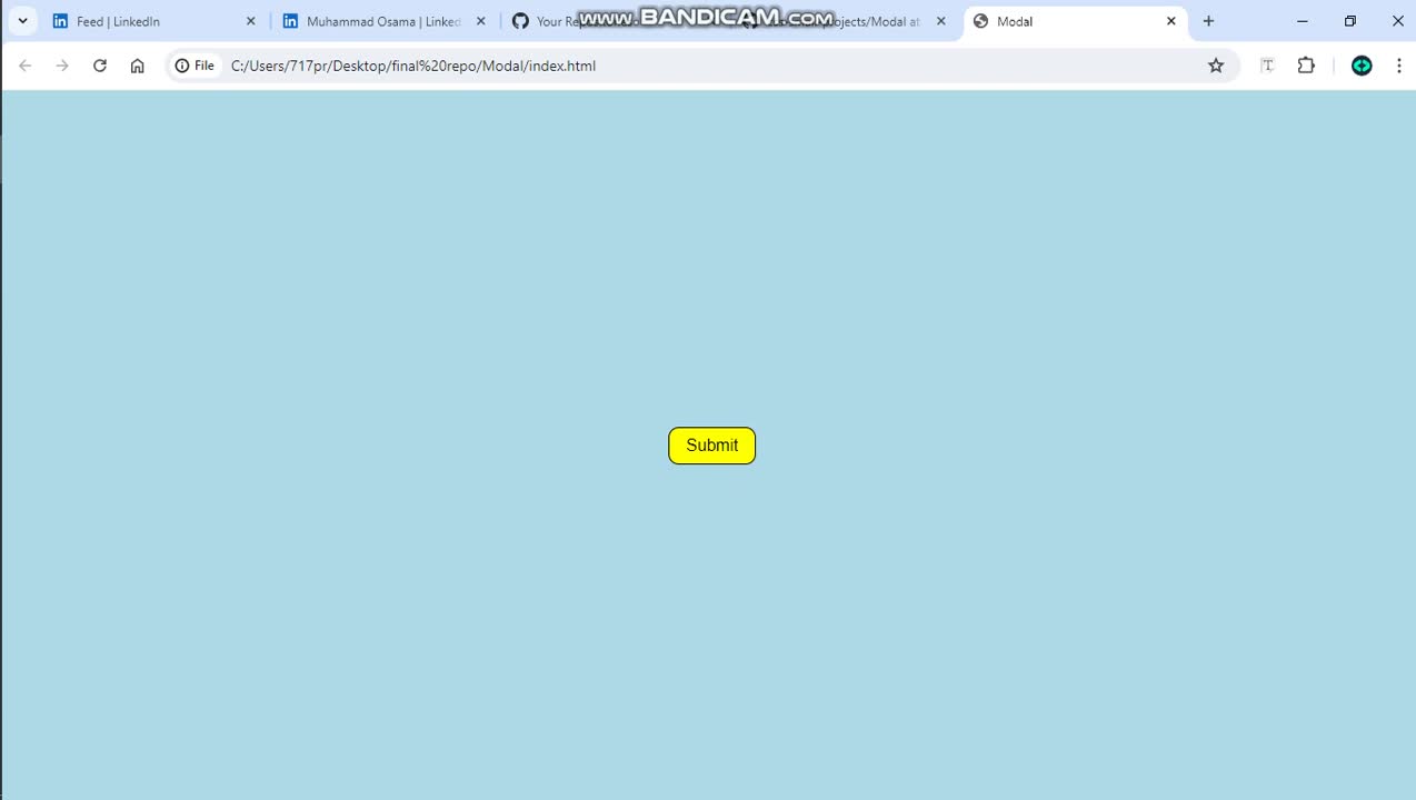 Muhammad Osama on LinkedIn: #modal #javascript #css #html #website # ... Muhammad Osama on LinkedIn: #modal #javascript #css #html #website # ...