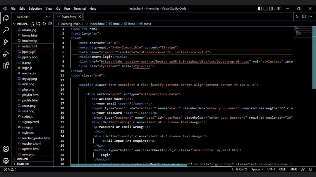 shreya gaur on LinkedIn: #webdevelopment #internship #html #css #javascript shreya gaur on LinkedIn: #webdevelopment #internship #html #css #javascript