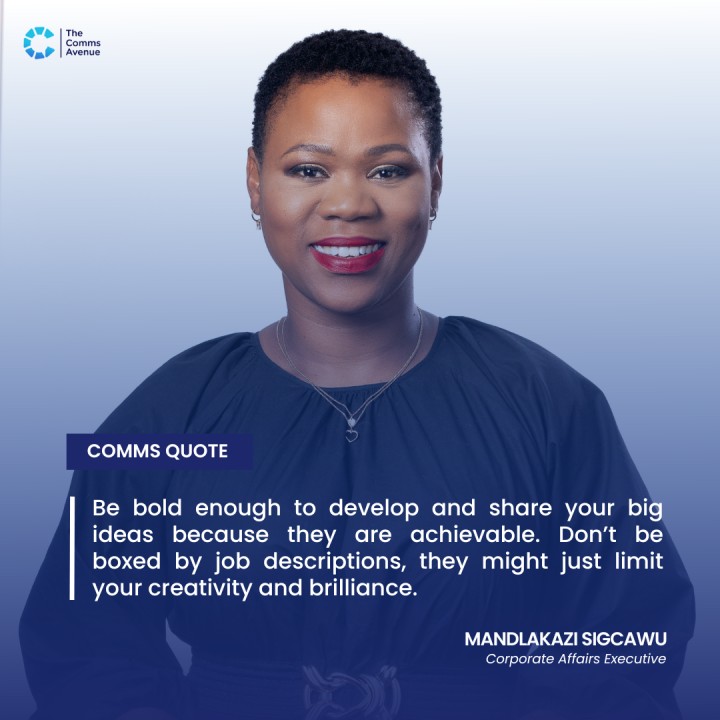 The Comms Avenue on LinkedIn: Comms Quote: Mandlakazi Sigcawu The Comms Avenue on LinkedIn: Comms Quote: Mandlakazi Sigcawu
