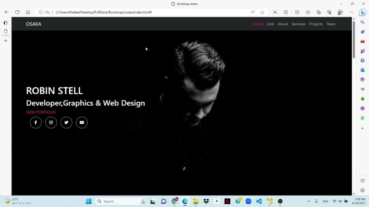 Hadeel Abdellatif on LinkedIn: #webdevelopment #bootstrap #codingjourney Hadeel Abdellatif on LinkedIn: #webdevelopment #bootstrap #codingjourney