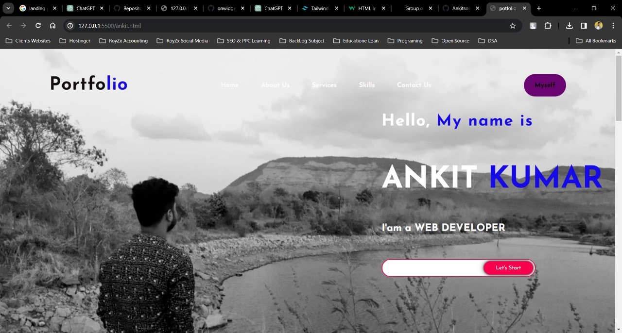 Ankit Kumar on LinkedIn: #portfolio #internship #webdevelopment Ankit Kumar on LinkedIn: #portfolio #internship #webdevelopment
