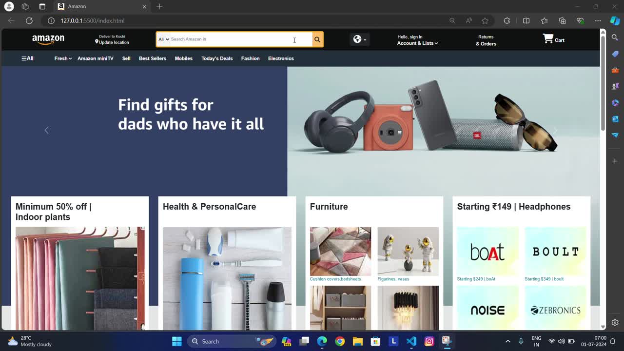 Amaldev M on LinkedIn: #diy #webpagedesign #amazonclone #html #css # ... Amaldev M on LinkedIn: #diy #webpagedesign #amazonclone #html #css # ...