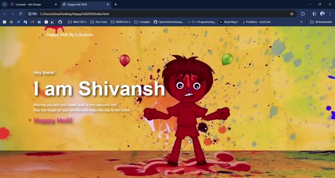 Shivansh Chourasia on LinkedIn: #happyholi #developerlife Shivansh Chourasia on LinkedIn: #happyholi #developerlife