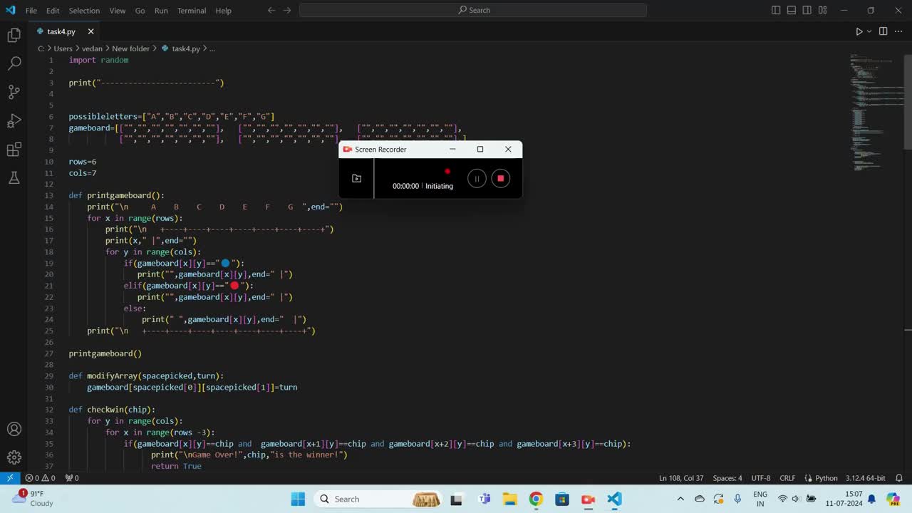 Vedant Sharma on LinkedIn: #internpe #pythonprogramming Vedant Sharma on LinkedIn: #internpe #pythonprogramming