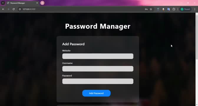 Sylvester Roshan on LinkedIn: #passwordmanager #flask #sqlite # ... Sylvester Roshan on LinkedIn: #passwordmanager #flask #sqlite # ...