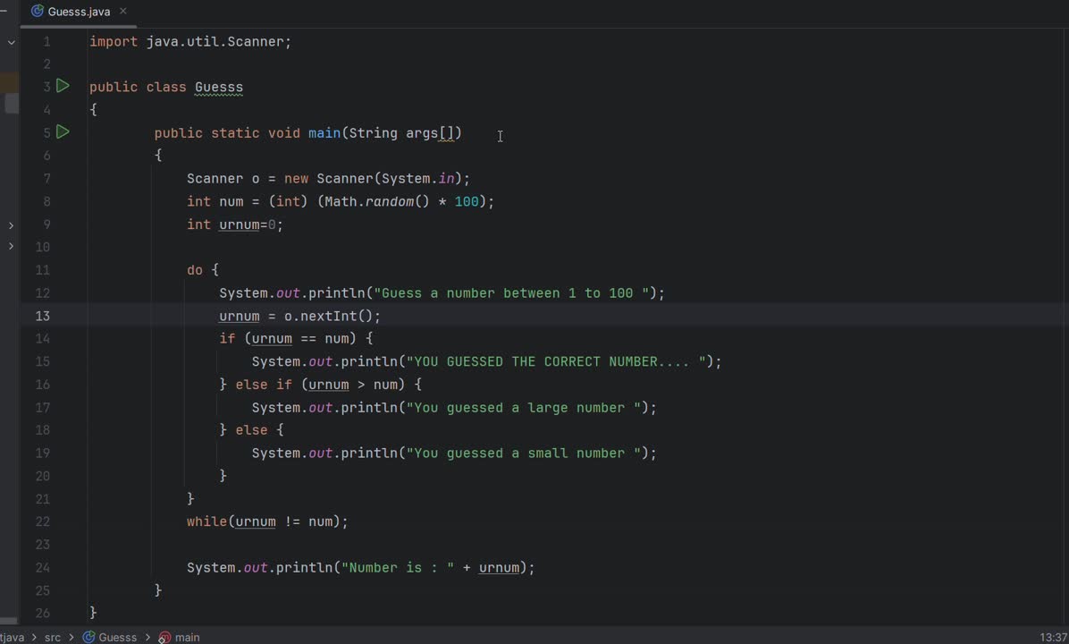 Sanju Mandal on LinkedIn: #javaprogramming #coding #internpe Sanju Mandal on LinkedIn: #javaprogramming #coding #internpe