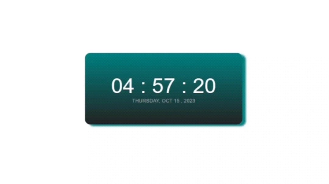 Marwa Ali on LinkedIn: Digital Clock | HTML, CSS, Javascript https ... Marwa Ali on LinkedIn: Digital Clock | HTML, CSS, Javascript https ...