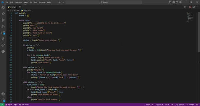 Jyoti Kumari on LinkedIn: #codsoft #codsoft #pythonprogramming Jyoti Kumari on LinkedIn: #codsoft #codsoft #pythonprogramming