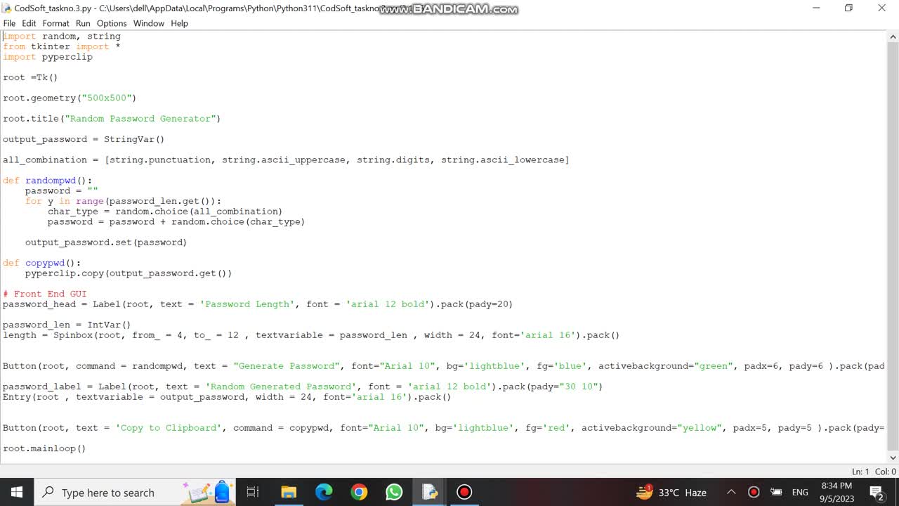 Deepak Chandel on LinkedIn: #codsoft #pythonprogramming #coding Deepak Chandel on LinkedIn: #codsoft #pythonprogramming #coding