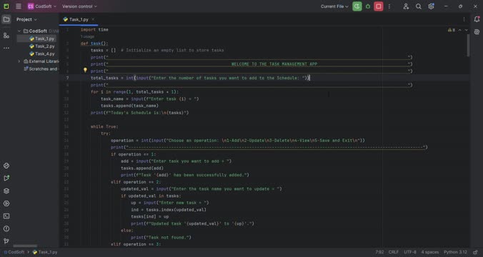 NEHA PATI on LinkedIn: #codsoft #python #intern #job NEHA PATI on LinkedIn: #codsoft #python #intern #job