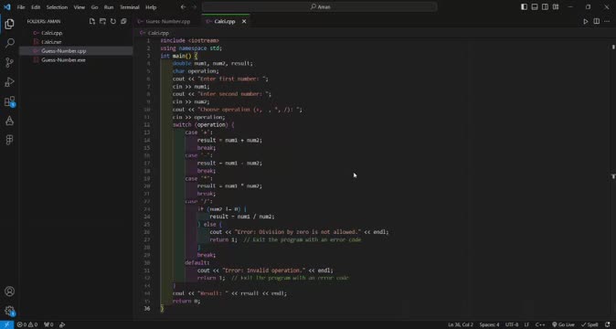 Aman Ramagade on LinkedIn: #cplusplus #codsoft Aman Ramagade on LinkedIn: #cplusplus #codsoft
