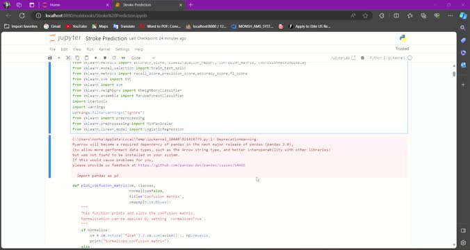 CodeAlpha internship on stroke prediction | Norhan Awad posted on the ... CodeAlpha internship on stroke prediction | Norhan Awad posted on the ...