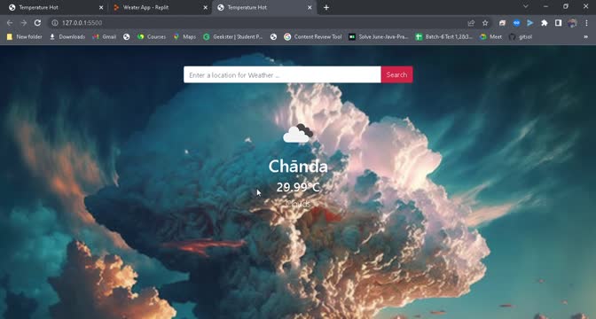 Nitin Sorte on LinkedIn: #weatherapi #js #fetchapi Nitin Sorte on LinkedIn: #weatherapi #js #fetchapi