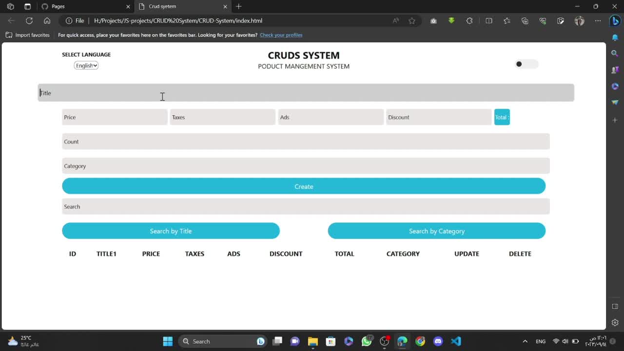 CRUDS System: A User-friendly interface for product data | Saad Mustafa ... CRUDS System: A User-friendly interface for product data | Saad Mustafa ...