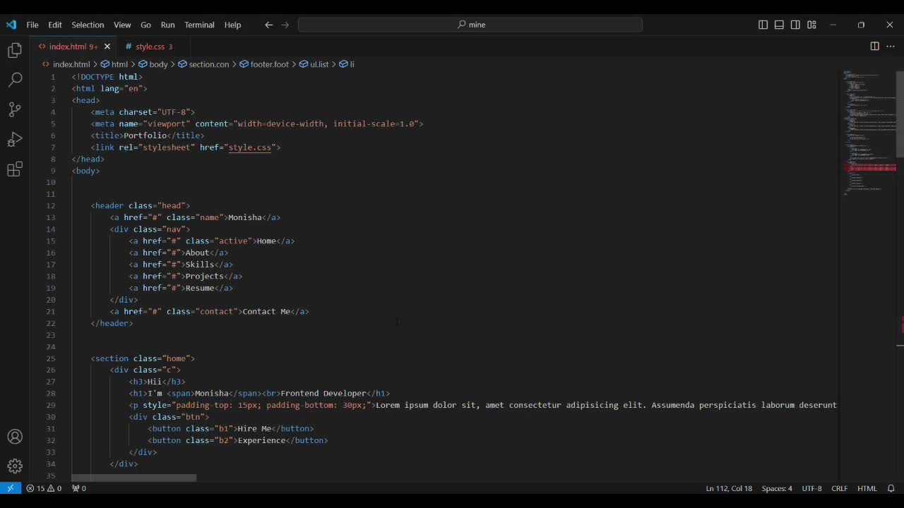 Monisha R on LinkedIn: #html #css #portfolioproject #webdevelopment Monisha R on LinkedIn: #html #css #portfolioproject #webdevelopment