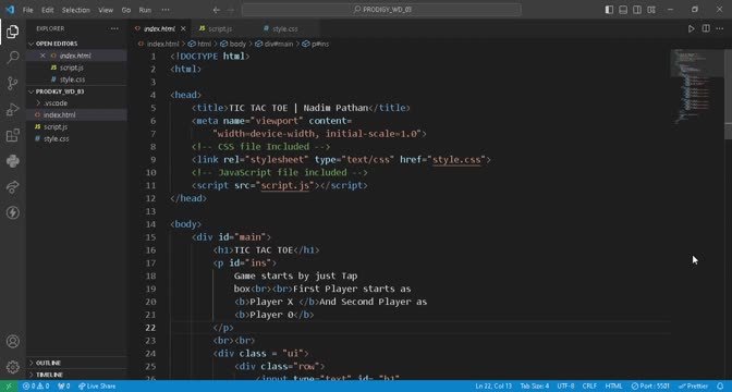 Nadim Pathan on LinkedIn: #webdevelopment #prodigyinfotech #internship Nadim Pathan on LinkedIn: #webdevelopment #prodigyinfotech #internship