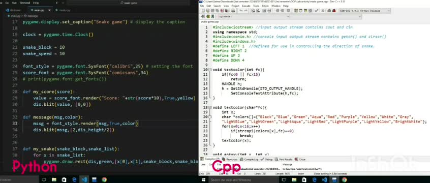 Saira Malik on LinkedIn: #pythonprogramming #gamedev #codingjourney Saira Malik on LinkedIn: #pythonprogramming #gamedev #codingjourney
